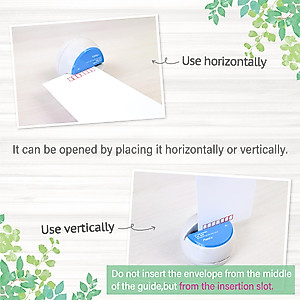 Electric letter opener, Letter openers envelope, Envelope opener, Blue Asmix LO80B (Japan import)