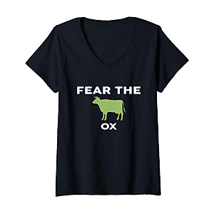 Fear The OX T-Shirt OXS V-Neck T-Shirt