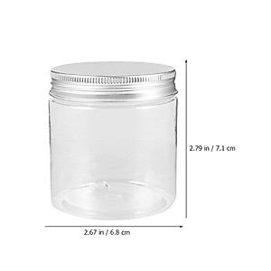Kichvoe 6pcs honey pot honey jar jars syrup dispenser plastic sealing jar jam storage bottles sealing jam bottles clear jam jar for home jam jar with lid pet plastic small Mason