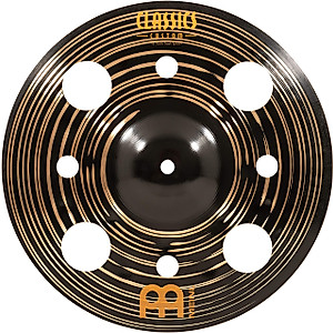 Meinl Cymbals Classics Custom Dark 12" Trash Splash Cymbal for Drum Set — Made in Germany — B12 Bronze, 2-Year Warranty (CC12DATRS)