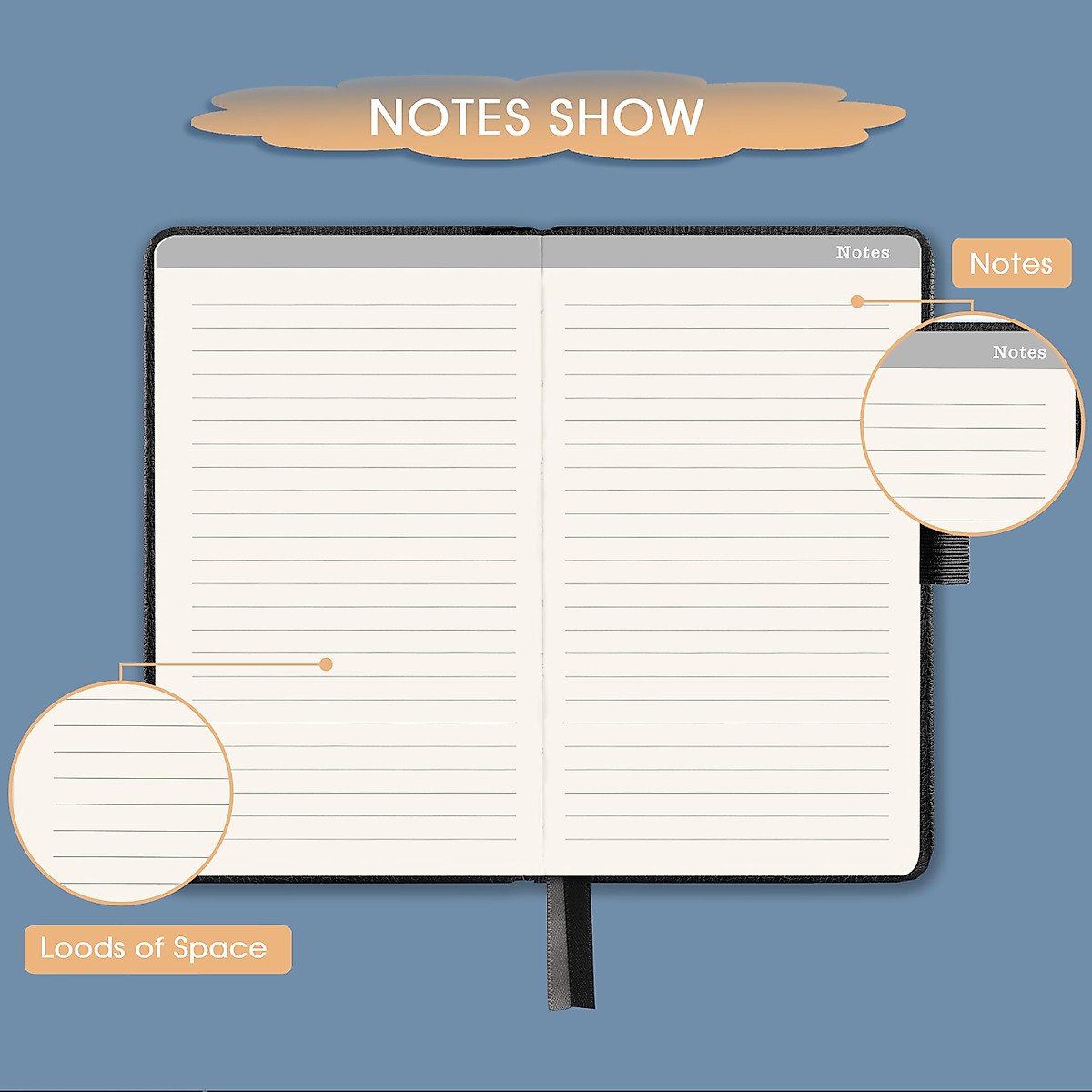 2023-2026 Pocket Planner - Monthly Pocket Planner (36-Month) with 60 Notes Pages, Jul. 2023 - Jun. 2026, 6.2" x 4", 3 Year Monthly Planner with Contacts, Holidays and Pen Holder, Back Pocket with Thick Paper - Black