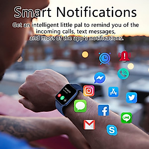 Smart Watch (Answer/Make Call), 1.9" Smartwatch Fitness Tracker for Android and iOS Phones with Heart Rate Sleep Tracking, Multi Sport Modes, Blood Oxygen, Ai Voice Control,Fitness Watch for Women Men