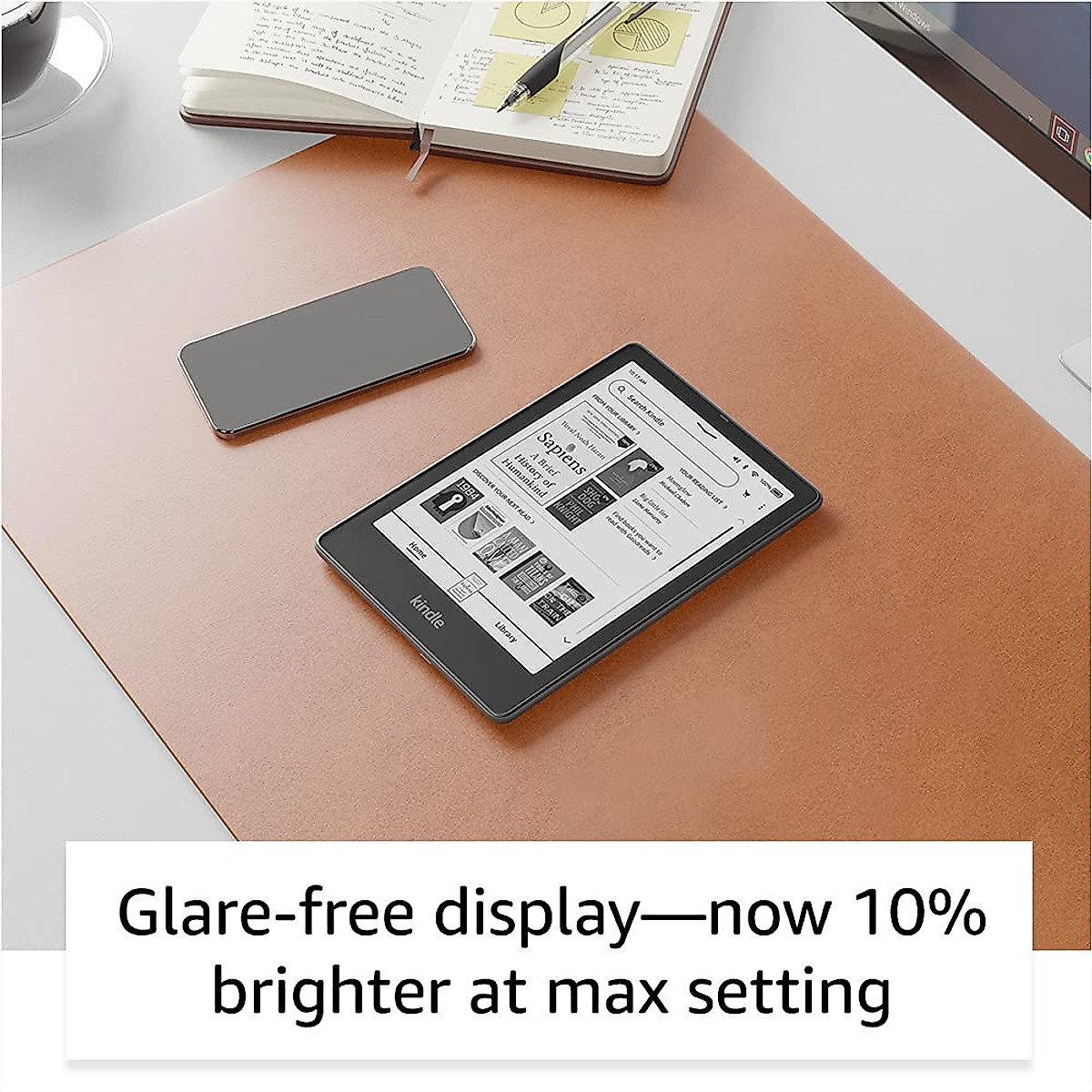 International Version – Kindle Paperwhite Signature Edition (32 GB) – With a 6.8" display, wireless charging, and auto-adjusting front light – Without Lockscreen Ads – Black