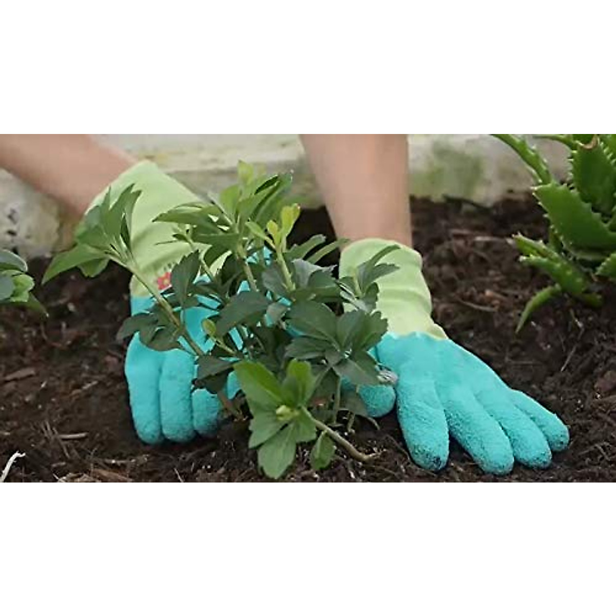 Women Gardening Gloves with Micro Foam Coating - Garden Gloves Texture Grip - Women’s Work Gloves 3 Pair Pack - Working Gloves For Weeding, Digging, Raking and Pruning