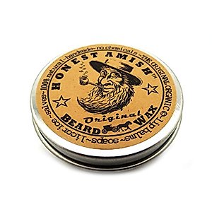 Honest Amish Original Beard Wax - All Natural and Organic- 2 ounce