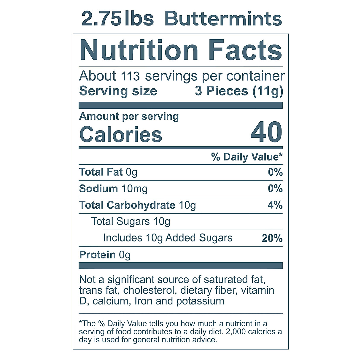 Party Sweets Assorted Pastel Buttermints, 14 Ounce, Appx. 100 pieces from Hospitality Mints