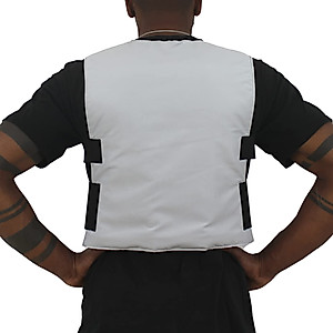 Glacier Tek Cool Vest Personal Cooling, 59 Degrees for 2.5 hours 8 Cool Packs, recharge in 30 minutes