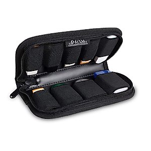 King of Flash 9 x USB Flash Drives Carrying Case with Premium Quality Padded Protection for Flash/Key Drives - Black