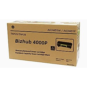 ZHANBO TNP35 TNP38 Remanufactured Black Toner Cartridge Compatible for Konica Minolta Bizhub 4000P Printers