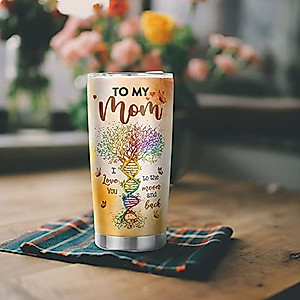 Pawzity Gifts For Mom from Daughter - Daughters Mothers Day for Mom, Mother's Birthday Mother Ideas 20 Oz Tumbler