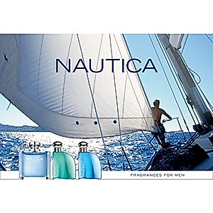 Nautica Classic Eau de Toilette for Men - Citrusy and Earthy Scent - Aromatic Notes of Bergamot, Jasmine, and Musk - Great for Everyday Wear - 3.4 Fl Oz