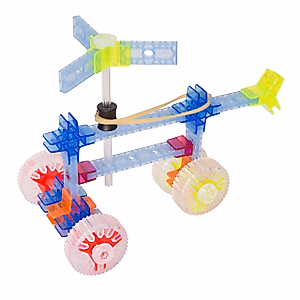 Brackitz Driver STEM Building Toy for Kids Ages 4, 5 and 6+ Year Olds | Boys & Girls Creative Fun Learning Toys | Best Educational Construction Engineering Kit for Children | 43 Piece Set