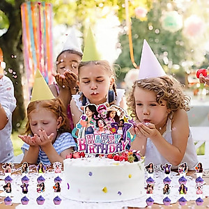 25pcs Olivia Cake Decorations with 24pcs Cupcake Toppers, 1pcs Cake Topper for Rodrigo Birthday Party Supplies