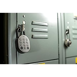 Igloohome Smart Padlock with Silicone Cover Kit - Smart Lock, No Internet Needed, Grant Remote Access via Bluetooth 4.1 / Pin / App (Android/iOS), - Lock for Gate, Bike, Locker, Chain, Storage Unit