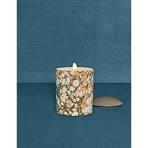 L'or de Seraphine Joan Scented Candle - Essential Oil Candle for Home, Notes of Suede, Rose, and Palo Santo, Sustainable Palm Wax, Clean, Long Lasting, Paraben-Free, 6.4oz