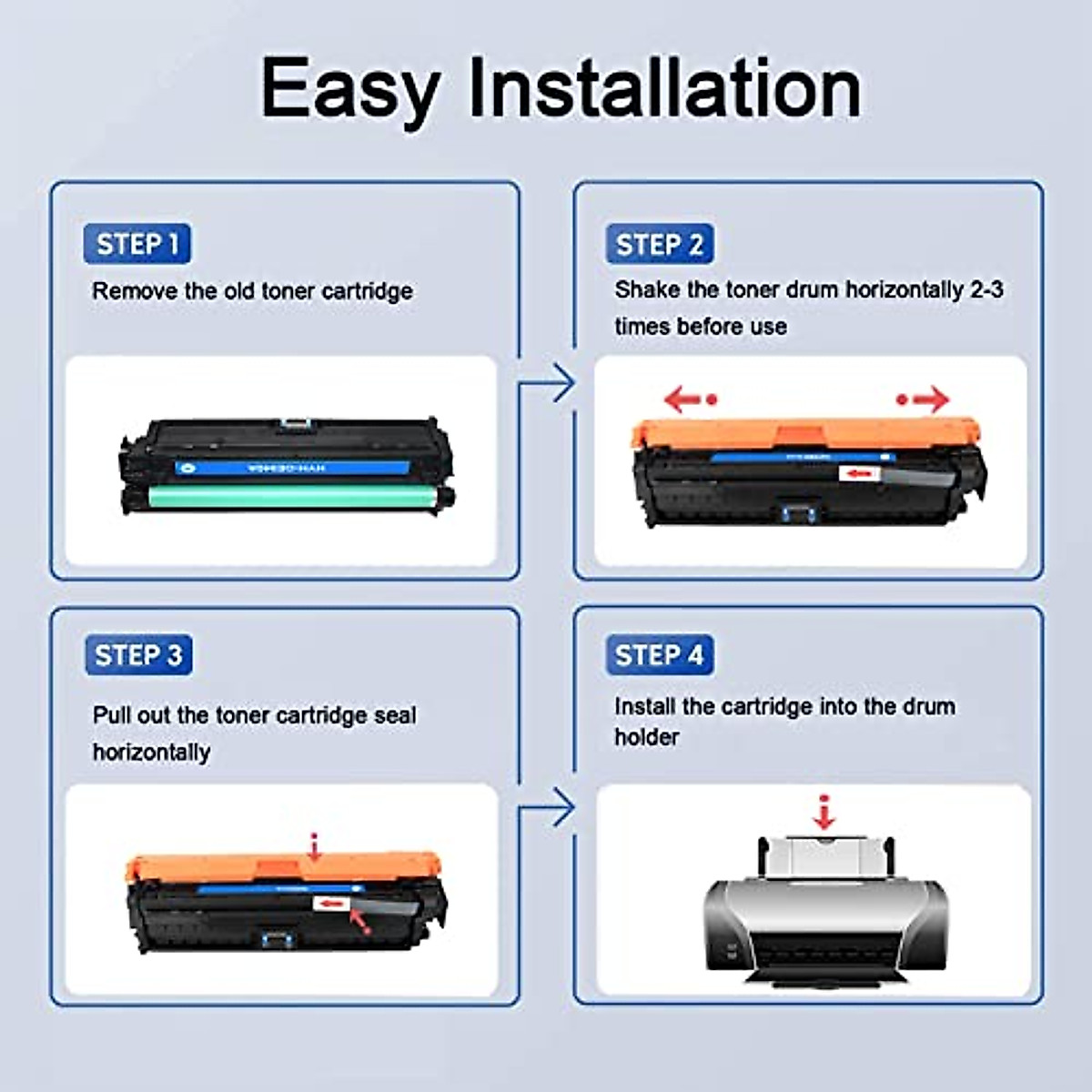 CE340A High Yield Replacement Toner Cartridge Compatible for HP Laserjet Enterprise 700 Color M775DN M775F M775Z M775Z+ Printers Yellow Ink