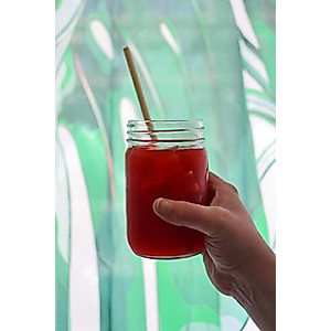 Eco Straws Disposable – Biodegradable Bamboo Paper Straw – Natural Compostable Long Drinking Straws for Cocktail, Smoothie, Coffee, Cereal, and Soft Drinks – Plastic Straws Alternative - 100pcs