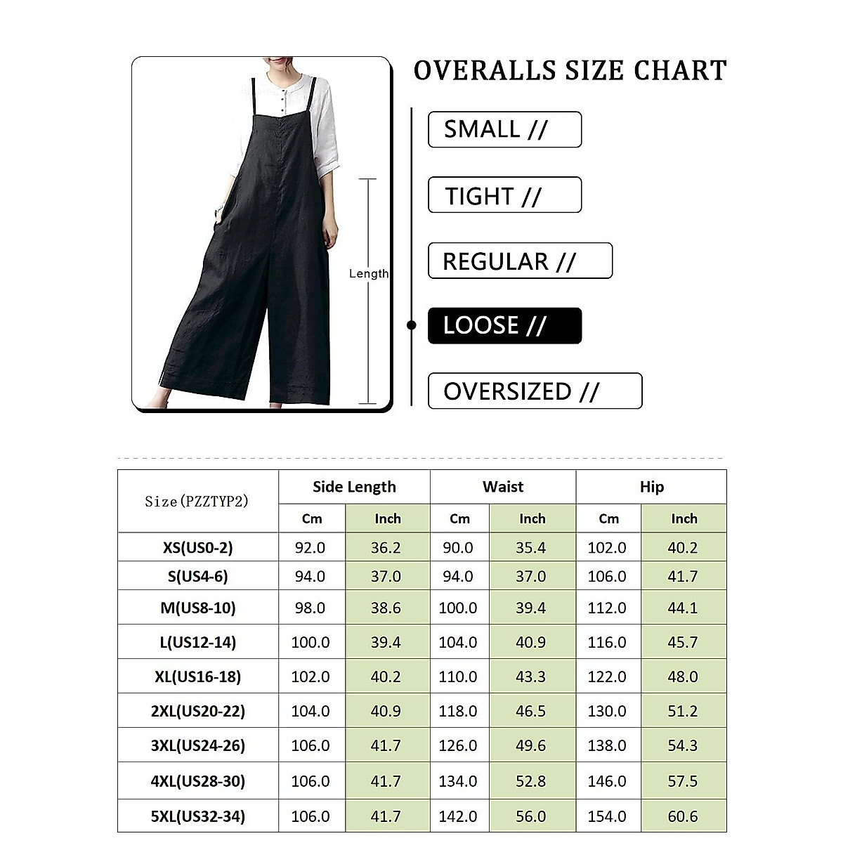 YESNO Women Casual Loose Long Bib Pants Wide Leg Jumpsuits Baggy Cotton Rompers Overalls with Pockets (M PZZTYP2 Navy Blue)