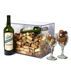 Gary Plastic Packaging Clear Rigid Plastic Box, 12 1/2" x 8 1/2" x 8 1/2"