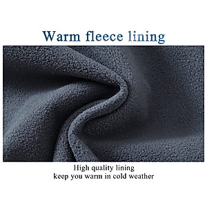 Gopune Women's Windproof Waterproof Sportswear Outdoor Hiking Fleece Pants (Grey Blue,L)