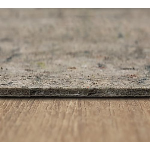 Mohawk Home 4' x 6' Non Slip Rug Pad Gripper 1/4 Thick Dual Surface Felt + Rubber Gripper - Safe for All Floors