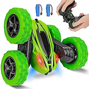 Remote Control Car, RC Stunt Car Toy, Double Sided 360 Degree Rotating Tumbling Rechargeable Car, High-Speed 2.4Ghz Remote Control Race Car, 4WD Off-Road Vehicle, Birthday Toy Cars Gift for Kids