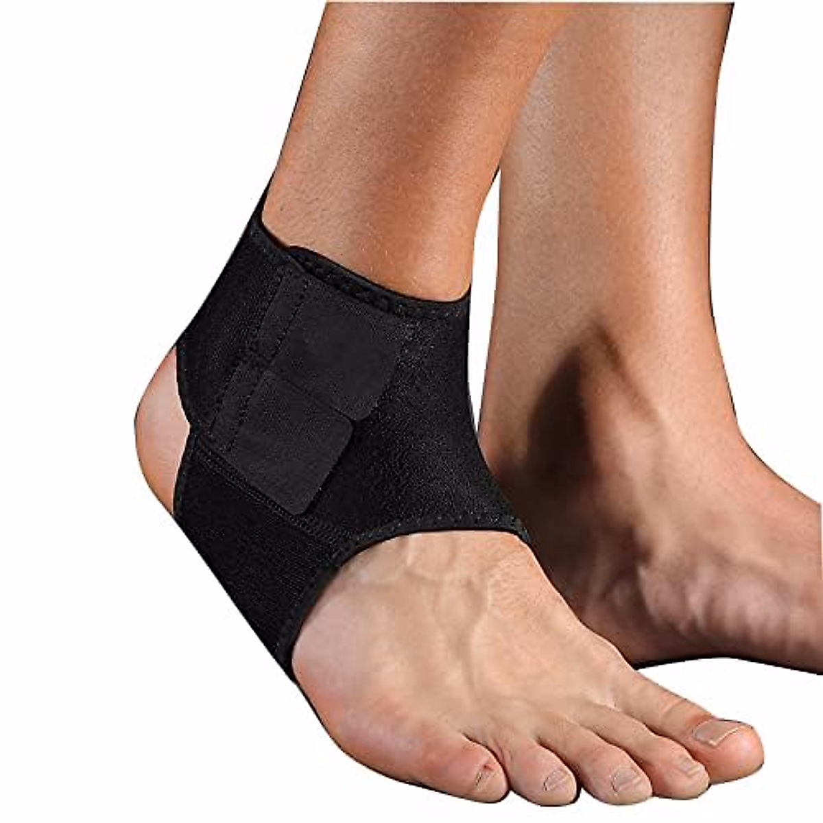JINGBA Ankle Brace for Men & Women, Adjustable Athletics Achillies Tendon Ankle Wrap,One Size Fits All.For Ankle Sleeve for Plantar Fasciitis, Achille