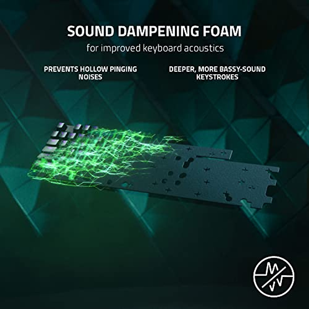 Razer Huntsman V2 TKL Tenkeyless Gaming Keyboard: Fast Linear Optical Switches Gen2 w/Sound Dampeners & 8000Hz Polling Rate - Detachable TypeC Cable - UV-Coated ABS Keycaps - Wrist Rest - ESL Edition