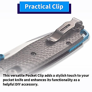 Tsinghwang 2 PCS Black Deep Carry Pocket Clip Compatible with 535 with Screws