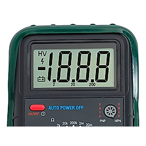 Mastech MY61 Digital Multimeter, 3.5 Digit LCD, 1999 Count