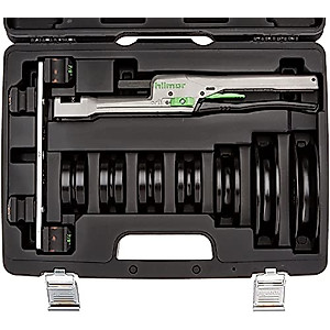 Hilmor 1839032 CBK Compact Bender Kit, 1/4" To 7/8" - HVAC Tools and Equipment for Tube and Pipe Bending, Black