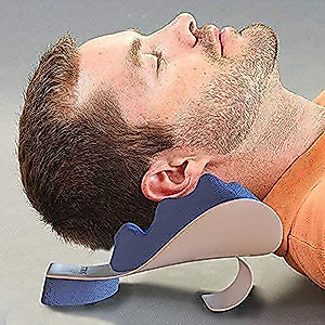 Accutrig TMJ Relief Pillow Best Neck and Shoulder Muscle Relaxer Traction Device for Pain Relief Management and Cervical Spine Alignment
