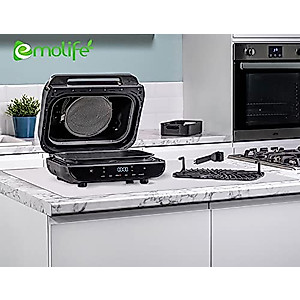 emolife Multipurpose Silicone Counter Mat, Extra Large Silicone Mat for Kitchen Appliance Site on, Countertop Protector, Heat Resistant, Non-Slip, Thick 2mm, 23.6 by 15.7 Inch