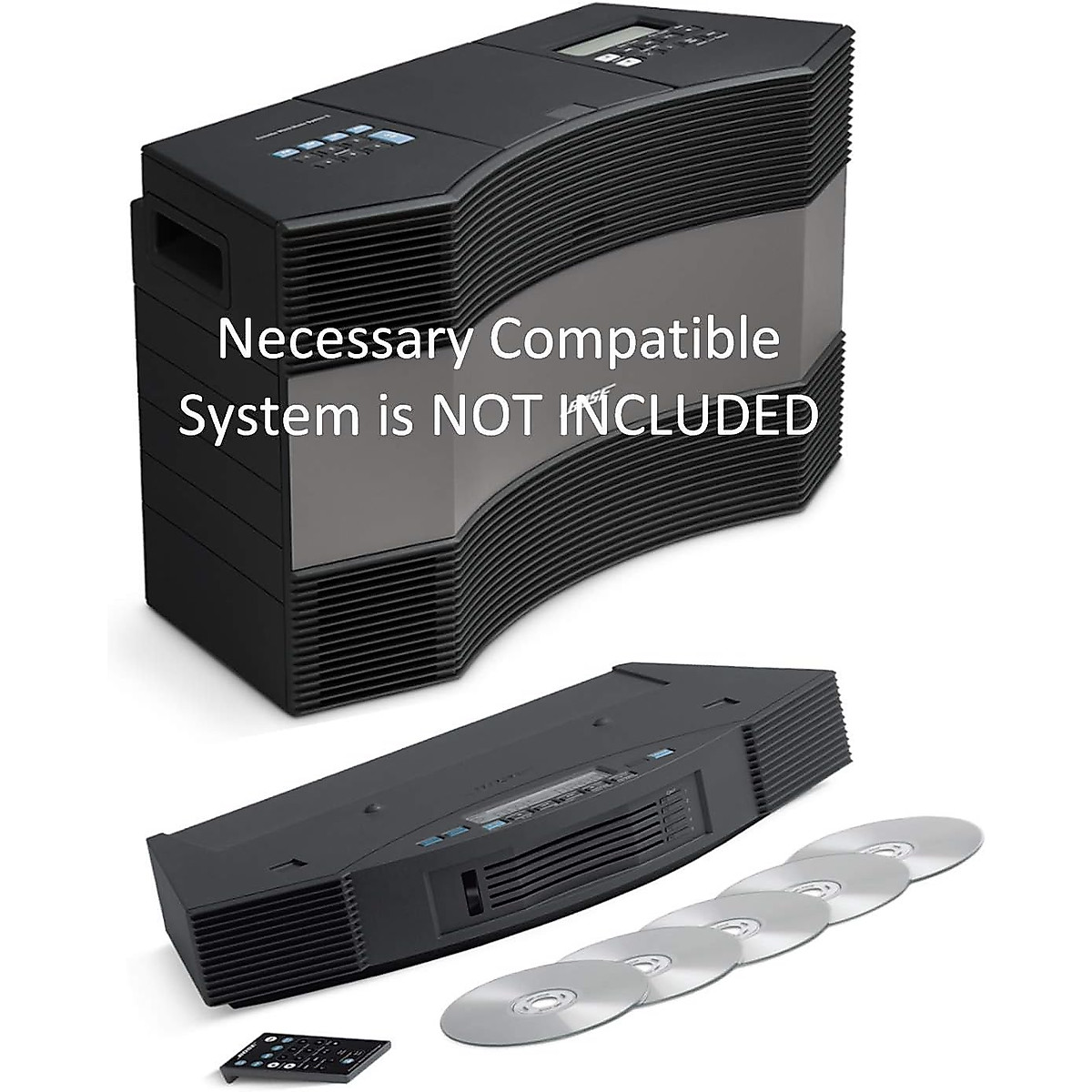 Bose Acoustic Wave System II 5-CD Multi Disc Changer, Graphite Grey Black (Renewed)