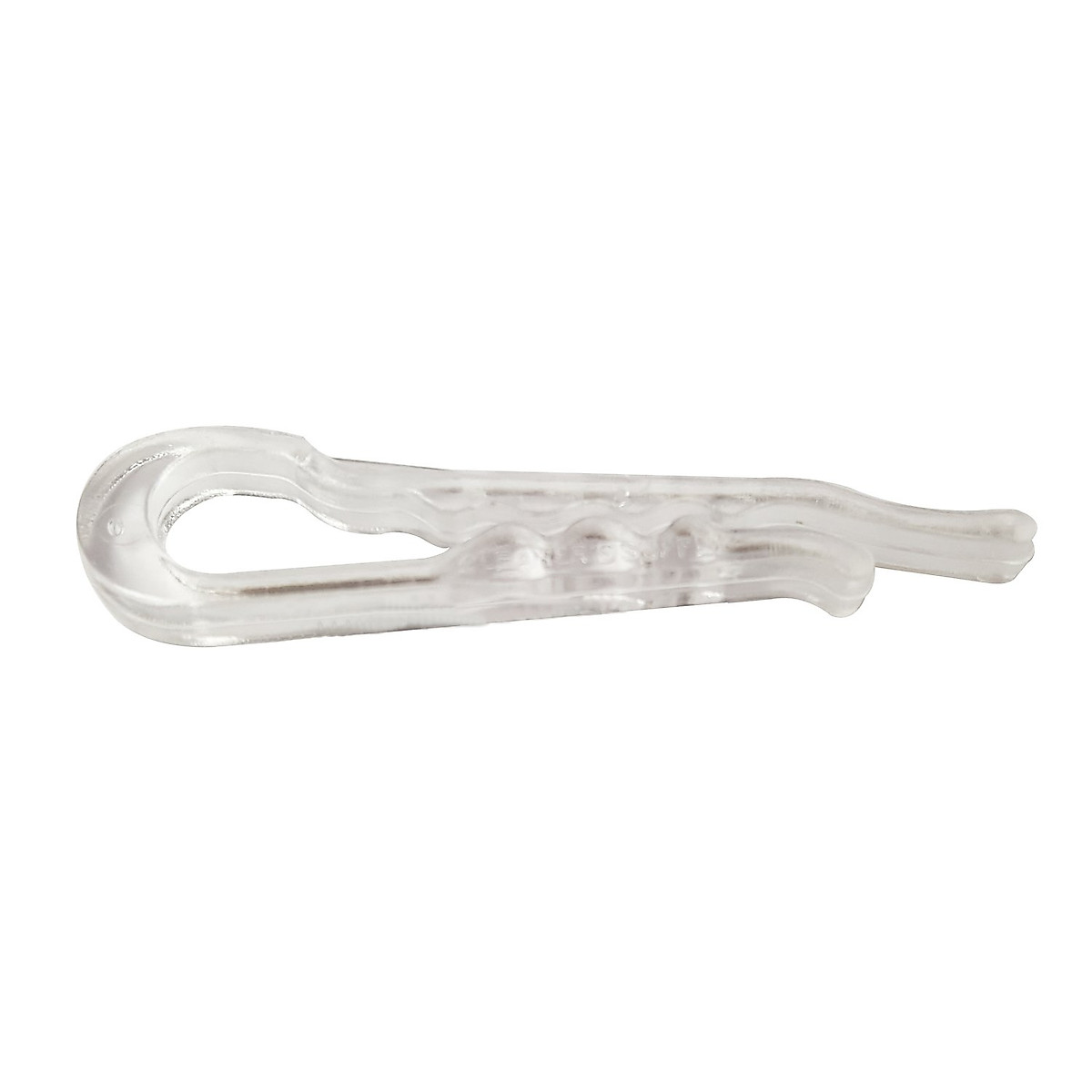 NiftyPlaza U Shape Clear Durable Plastic Alligator Clips Shirts Folding Ties Socks Pants Hold Garments in Place (500 Alligator Clips)