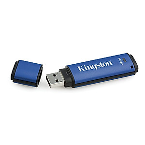 Kingston Digital 4GB Data Traveler AES Encrypted Vault Privacy 256Bit 3.0 USB Flash Drive (DTVP30/4GB)