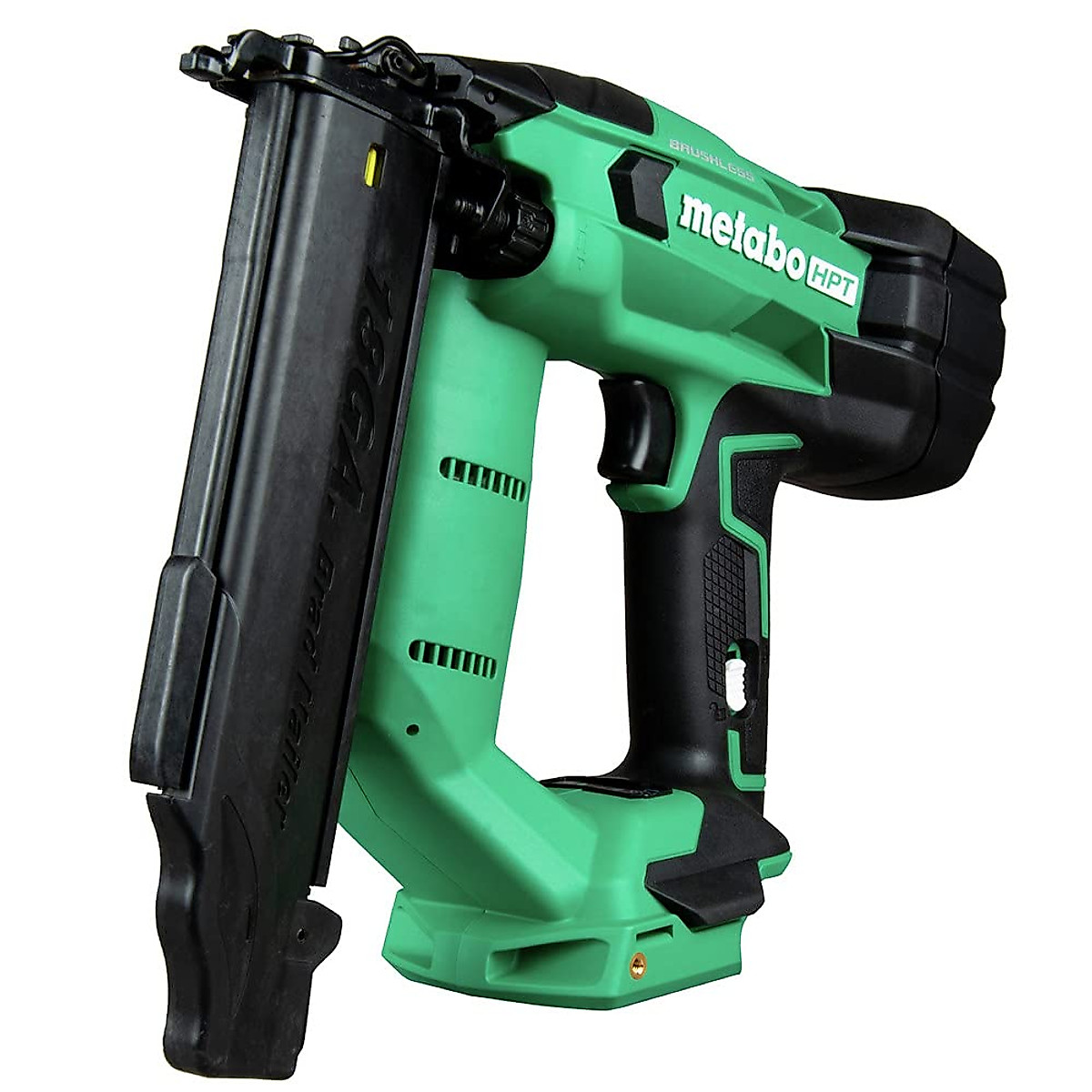 Metabo HPT 18V MultiVolt Cordless Brad Nailer | Tool Only, No Battery | Accepts 18 GA 5/8-Inch to 2-Inch Brad Nails | Brushless Motor | NT1850DFQ4