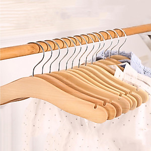 20pcs Baby Wooden Hangers, 9.44" Toddler Kids Wood Hangers,Children Wooden Hangers,Pet Clothes Hangers