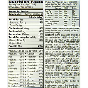 Boost High Protein Complete Nutritional Drink, Very Vanilla, 8 fl. oz., 24 Count