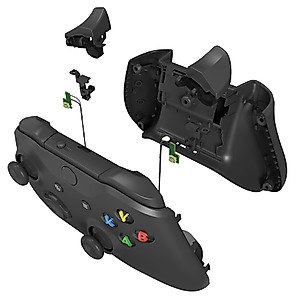 eXtremeRate Clicky Hair Trigger Kit for Xbox One X/S Controller LT RT Shoulder Buttons, Custom Flashshot Trigger Stop Flex Cable for Xbox One X/S Controller Model 1708