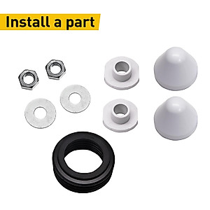 OasisFlow Wall Hung Toilet Concealed Cistern Drain Pipe Kit - Compatible with Geberit 152.426.46.1 ，PP Rubber Material - Easy Installation ，toilet pipe connector，bidet parts