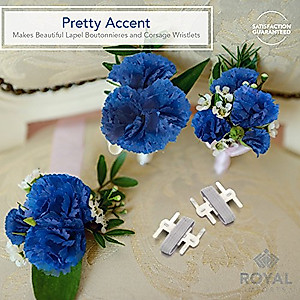 Royal Imports Artificial Carnations, Silk Faux Flowers, for Funeral Arrangements, Wedding Bouquets, Cemetery Wreaths, DIY Crafts - 100 Single 5" Stems - Green