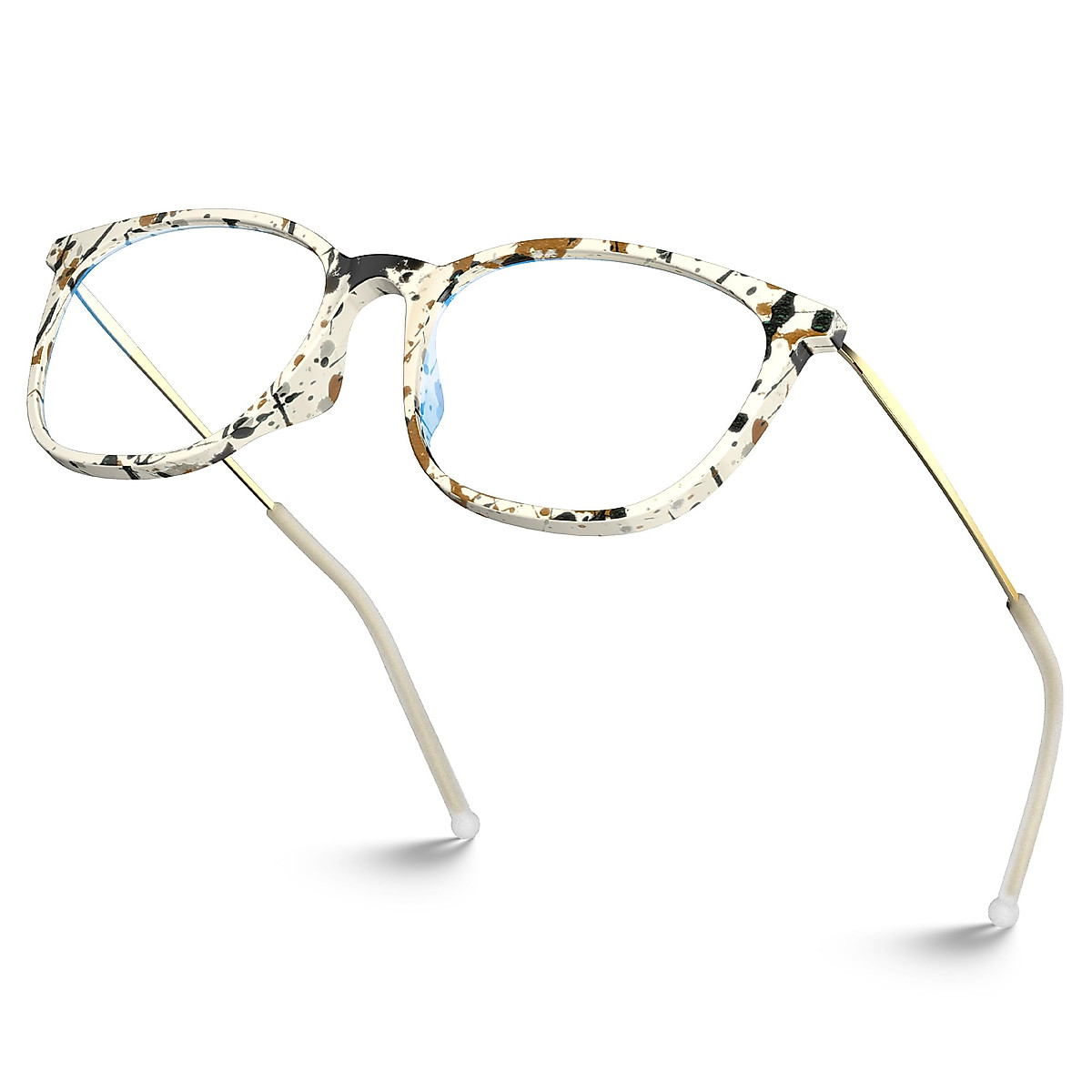 VISOONE Anti Slip TR90 Blue Light Blocking Glasses Size M Eyewear Frame with Anti Glare Eye Protection for Women GaeL