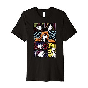Winx Club Group Shot Manga Style Color Expression Panels Premium T-Shirt