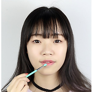 LORMAY 7 Pcs Silicone Brush applicator kit for UV Resin Epoxy Art Crafting and Cream Makeup Products (Mint Green)