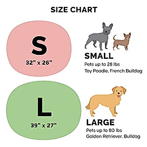 Furhaven Large Dog Bed Trail Pup Travel Pillow Mat w/ Stuff Sack, Washable - Aqua/Granite Gray, Large