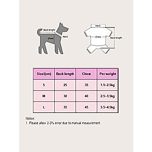 QWINEE Heart Pattern Dog Dress Sleeveless Cat Puppy Princess Dresses with Polka Dot Bow Skirts for Small and Medium Dogs Cats Kitten Multicolor S