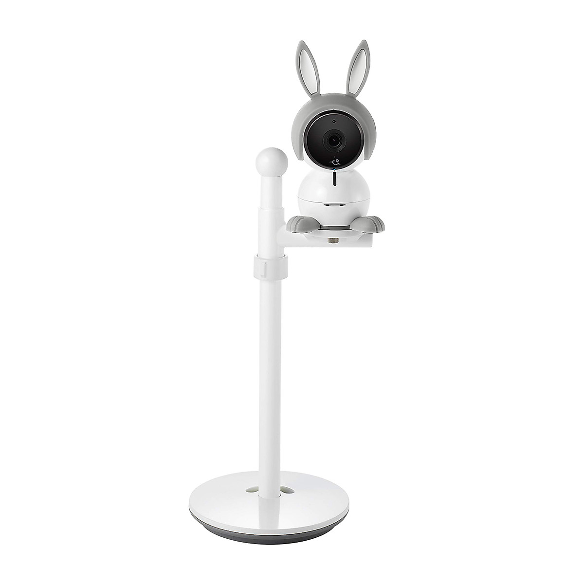 Arlo Baby Monitor | Smart Wi-Fi Baby Camera with Table/Wall Stand | 1080P HD with 2-Way Audio, Night Vision, Air Sensors, Lullaby Player, Night Light, Compatible with Alexa, HomeKit | ABK1000, White