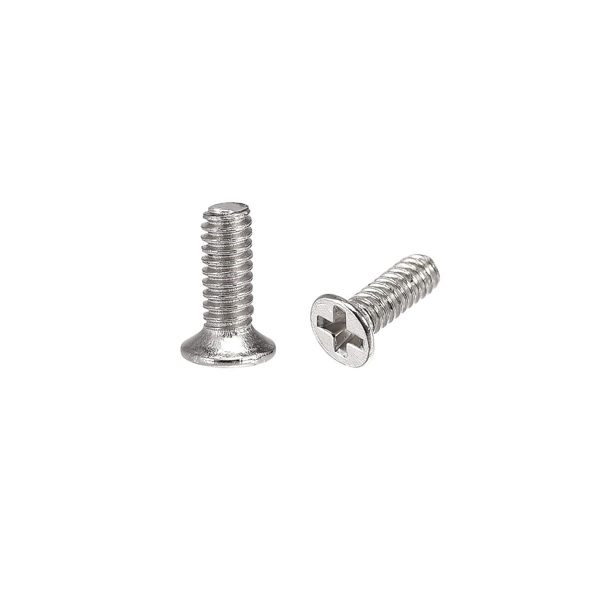 uxcell M1.4 x 4mm Phillips Screw Fastener Silver Tone for Laptop PC TV Fan Switch 500pcs