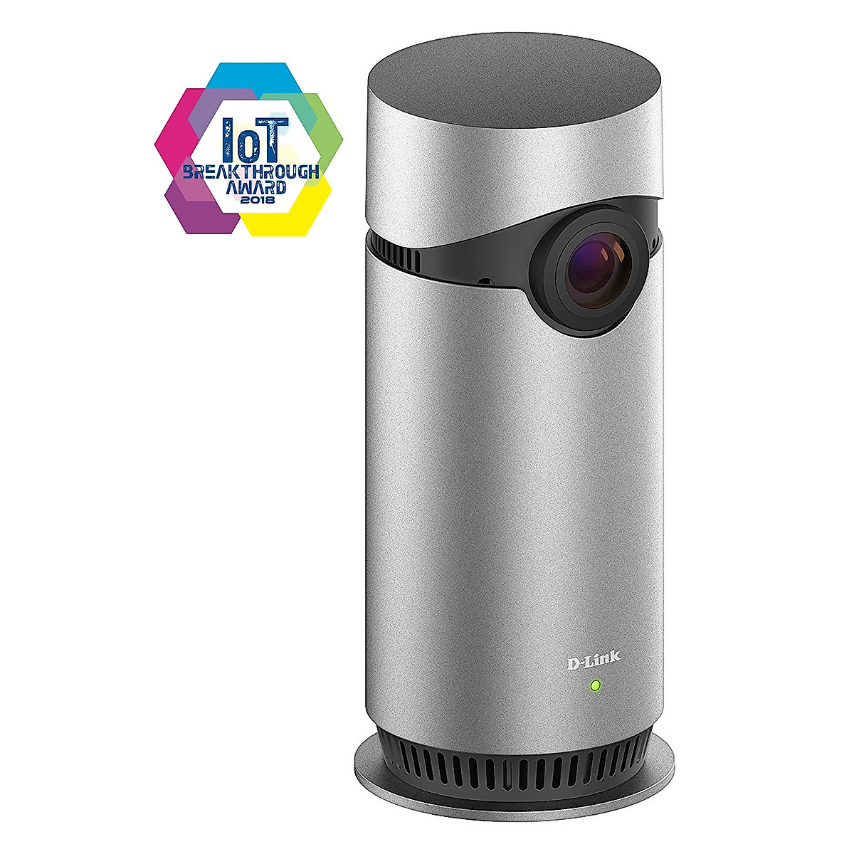 D-Link Indoor Home Security Camera Omna 180 Degree Cam, HD 1080P, Works with Apple HomeKit, Night Vision, 2 Way Audio, MicroSD Record (DSH-C310/AN)